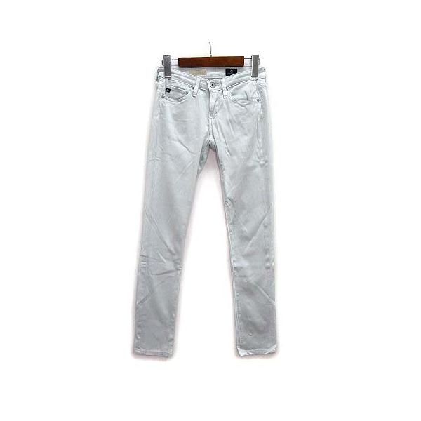 エージー AG THE STILT シガレットレッグ スキニーパンツ コットン モダール ストレッチ アイスブルー 23R レディース【ブランド】エージー AG【表記サイズ】23R【実寸サイズ】ウエスト：66cm　もも幅：20cm　裾幅：1...
