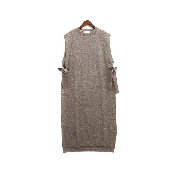 未使用品 バント bunt テープ ニット ロング ベスト ウール ベージュ 0 19AW-KN05 レディース【表記サイズ】0【実寸サイズ】身幅：56cm　着丈：118cm　　【素材】ウール100％【色】ベージュ【状態】タグ付きの未使用品...
