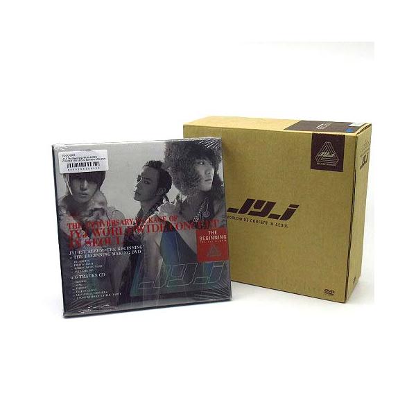 JYJ WORLD WIDE CONCERT IN SEOUL 5DVD+写真集6冊 The Beginning 2CD+1DVD 2点セット 【実寸サイズ】---　【状態】・The Beginningは未開封未使用品です。　・SPECIA...