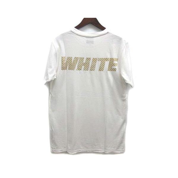 ジュンハシモト junhashimoto モダールジャージー 箔プリント Tシャツ カットソー 半袖 COLAR PRINT T ホワイト 白 5 メンズ【ブランド】ジュンハシモト junhashimoto【表記サイズ】5【実寸サイズ】肩幅...