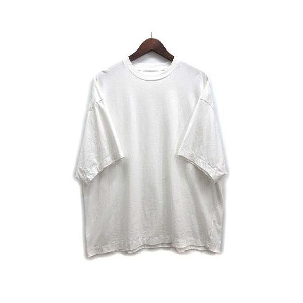 ロトル ROTOL 2024ss ワイド ツイスト 半袖 Tシャツ WIDE TWIST SHORT SLEEVE TEE R24SCHD23 ホワイト 白 2 メンズ【表記サイズ】2【実寸サイズ】肩幅：58cm　身幅：60cm　着丈：65...
