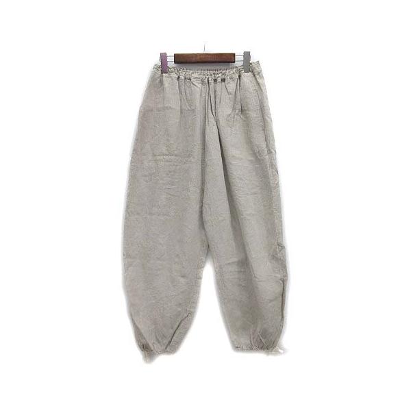 イクナ/スズキタカユキ ikkuna / suzuki takayuki リネン ボリューム バルーン パンツ ワイド ベージュ 1 レディース【ブランド】イクナ/スズキタカユキ ikkuna / suzuki takayuki【表記サイズ...