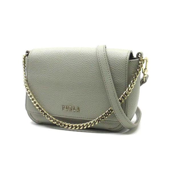 フルラ FURLA MAYA MINI ミニ クロスボディバッグ チェーン 2WAY グレー レディース【ブランド】フルラ FURLA【実寸サイズ】持ち手の長さ：32cm　ヨコ：19cm　タテ：12cm　マチ：7cm　ショルダーの長さ：99...
