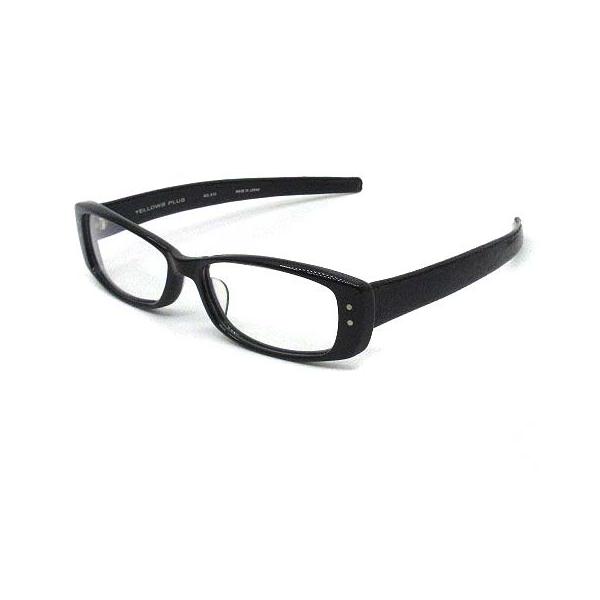 イエローズプラス YELLOWS PLUS 眼鏡 メガネ フレーム レザー テンプル 度入り 黒 ブラック No.515 【ブランド】イエローズプラス YELLOWS PLUS【表記サイズ】55□16-143【実寸サイズ】レンズの大きさ：(...