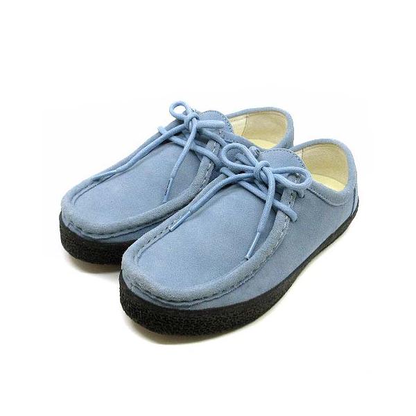 ラストリゾート Last Resort AB モック スエード シューズ モカシン VM006-Moc Suede ダスティブルー 24.5cm 美品 メンズ レディース【表記サイズ】US M 6.5US W 8EU 38.5UK 5.5C...