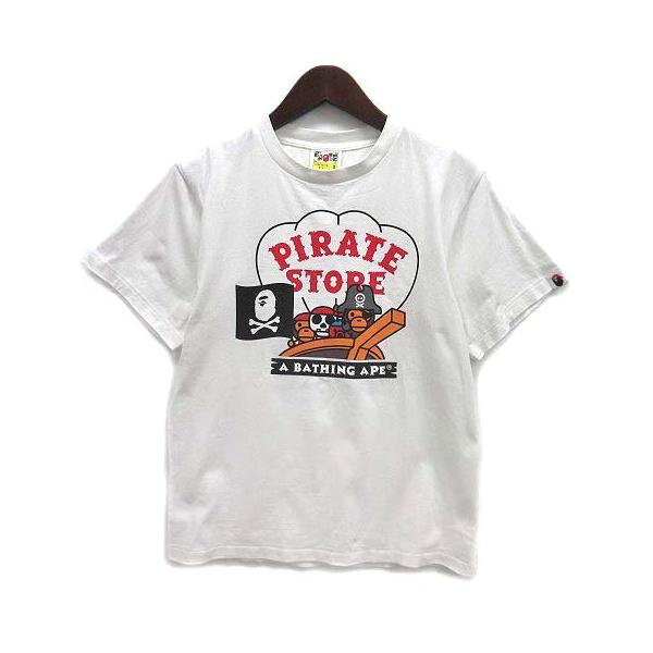 アベイシングエイプ A BATHING APE パイレーツストア シップ Tシャツ 半袖 PIRATE STORE SHIP TEE ホワイト 白 S メンズ【ブランド】アベイシングエイプ A BATHING APE【表記サイズ】S【実寸サ...