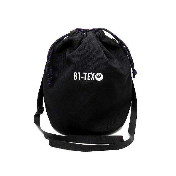 ハイチーズ 81TEEZ ハイテックス 81-TEX 巾着 ショルダーバッグ ブラック 黒 メンズ【実寸サイズ】ヨコ：18cm　タテ：26cm　マチ：18cm　ショルダーの長さ：68-127cm　　【色】ブラック【仕様】・巾着開閉式【状態】...