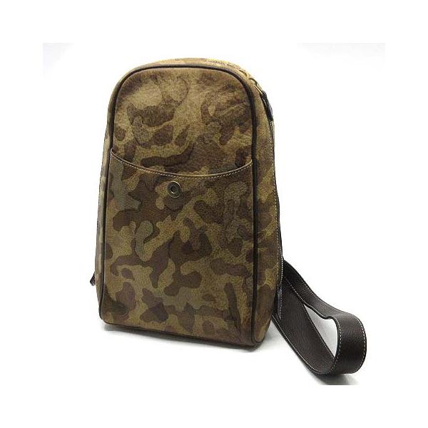 シセイ Cisei カモフラ 迷彩 レザー ワンショルダーバッグ ボディバッグ MINI ONE SHOULDER 【ブランド】シセイ Cisei【実寸サイズ】持ち手の長さ：-cm　ヨコ：19cm　タテ：30cm　マチ：7cm　ショルダーの...