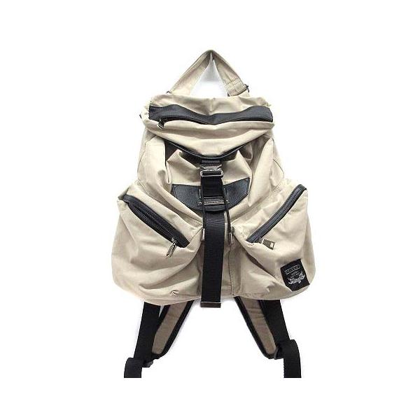 プリデビス プライドビス PRIDE BIS レザー リュック バックパック 2025SS ベージュ ブラック 80111 レディース【実寸サイズ】持ち手の長さ：30-52cm　ヨコ：35cm　タテ：35cm　マチ：16cm　ショルダーの長...