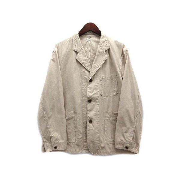 フィグベル PHIGVEL WORKADAY ATELIER JACKET ワーク カバーオール ジャケット クリーム Cream 1 PMAN-SJ03 メンズ【ブランド】フィグベル PHIGVEL【表記サイズ】1【実寸サイズ】肩幅：48...