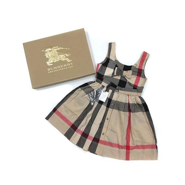 未使用品 バーバリー チルドレン BURBERRY CHILDREN ニュークラシックチェック バックセパレート ワンピース ノースリーブ ベージュ 6Y【ブランド】バーバリー チルドレン BURBERRY CHILDREN【表記サイズ】6...