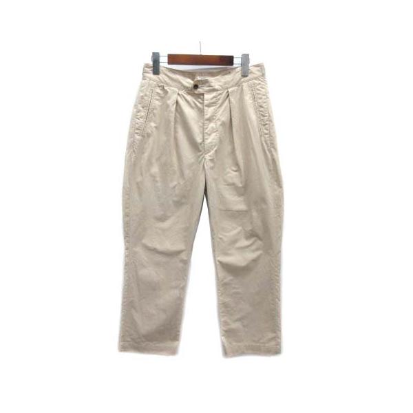フィグベル PHIGVEL WORKADAY STRING TROUSERS パンツ ベージュ 1 PMAN-PT03 メンズ【表記サイズ】1【実寸サイズ】ウエスト：74cm　もも幅：33cm　裾幅：21.5cm　股上：29.5cm　股下：...