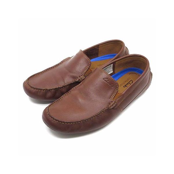 クラークス Clarks マークマンプレイン Markman Plain レザー スリッポン ローファー ダークタン ブラウン 茶 約25.5cm メンズ【ブランド】クラークス Clarks【表記サイズ】UK 7US 8EU 41CN 25...