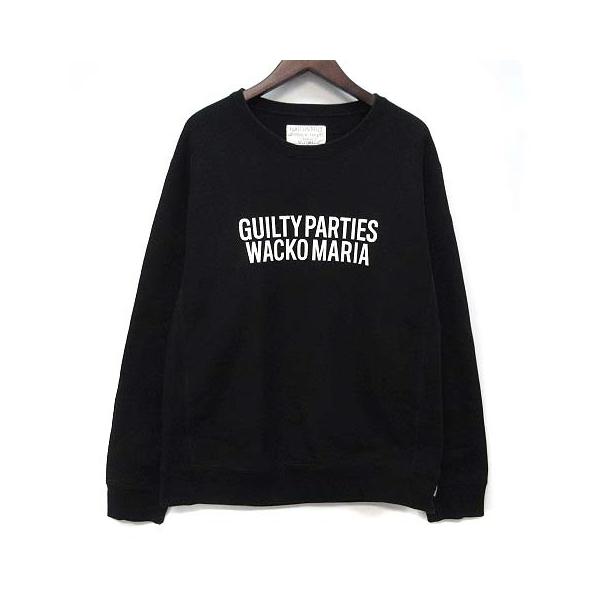 ワコマリア WACKO MARIA ヘビーウェイト クルーネック スウェット シャツ トレーナー HEAVY WEIGHT CREW NECK SWEAT SHIRT ブラック 黒 XL【ブランド】ワコマリア WACKO MARIA【表記サ...