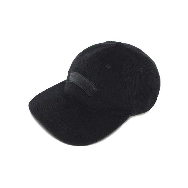 ロアーク ROARK コーデュロイ キャップ MEDIEVAL CORDUROY 6PANEL CAP 帽子 レザーロゴパッチ ブラック 黒 RHJ1155 メンズ【表記サイズ】ONE SIZE【実寸サイズ】つば：7cm　頭周り：57-63...