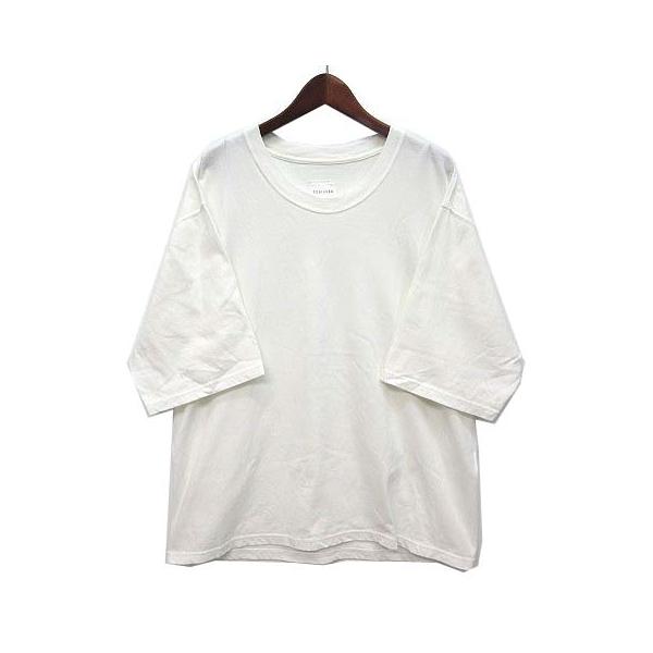 トゥジュー TOUJOURS GARMENT DYE CALIFORNIA COTTON LOOPWHEEL JERSEY BIG Tシャツ ホワイト F レディース【ブランド】トゥジュー TOUJOURS【表記サイズ】F【実寸サイズ】肩幅...