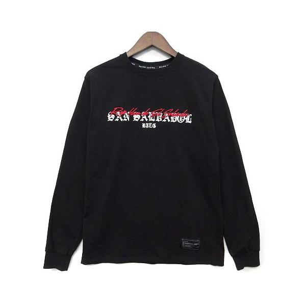 レトロエンジン Retro Engine 刺繍 プリント Tシャツ カットソー 長袖 RTEG S2/OE L/TEE ブラック 黒 M 250601670250004 メンズ【表記サイズ】M【実寸サイズ】肩幅：43cm　身幅：47cm　着...