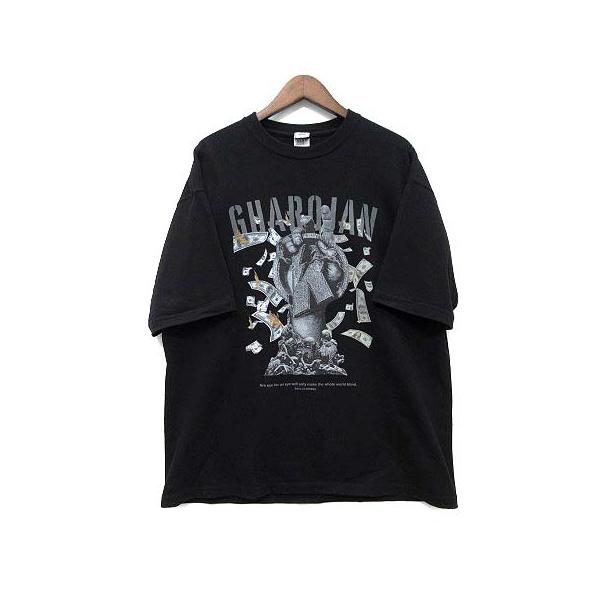 ダルクロージング DALL CLOTHING GUARDIAN プリント ヘビーウェイト Tシャツ 半袖 ブラック 黒 L メンズ【表記サイズ】L【実寸サイズ】肩幅：57cm　身幅：60cm　着丈：72cm　袖丈：23cm　　【素材】綿10...