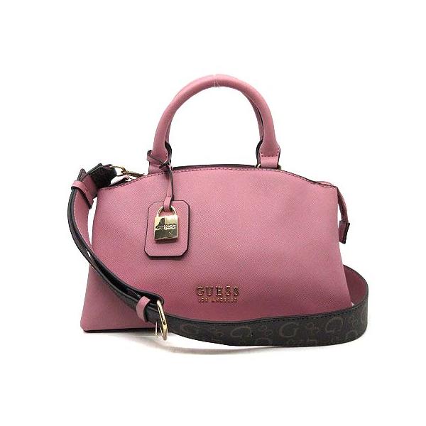 ゲス GUESS イーズリー スモール サッチェル 2WAY ハンドバッグ ショルダーバッグ EASLEY Small Satchel ピンク SA917705 レディース【ブランド】ゲス GUESS【実寸サイズ】持ち手の長さ：30cm　ヨ...
