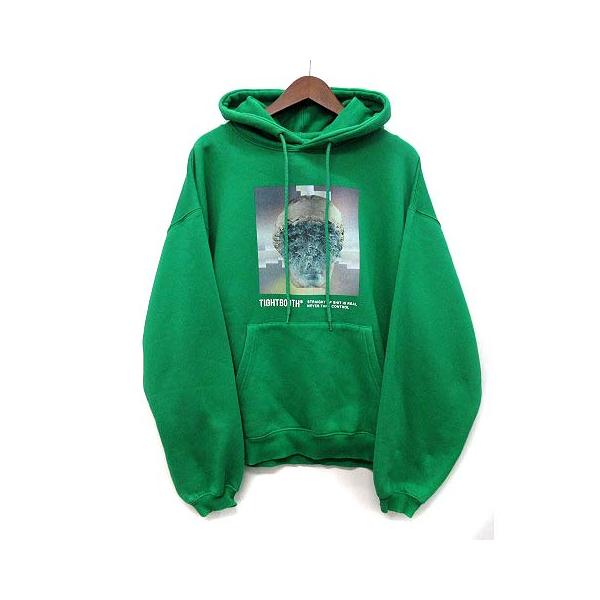タイトブース TIGHTBOOTH TBPR 10.6oz 裏起毛 スウェット パーカー プルオーバー GREENERY STATUE HOODIE グリーン 緑 L メンズ【ブランド】タイトブース TIGHTBOOTH TBPR【表記サイ...