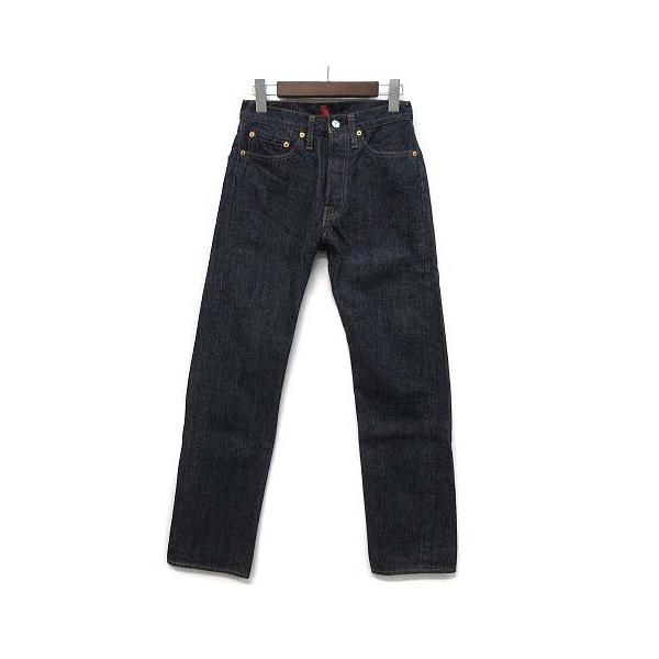 リゾルト RESOLUTE 710 ストレート セルビッチ デニム パンツ ジーンズ インディゴ W28 メンズ【ブランド】リゾルト RESOLUTE【表記サイズ】W28【実寸サイズ】ウエスト：66cm　もも幅：23cm　裾幅：18cm　股...