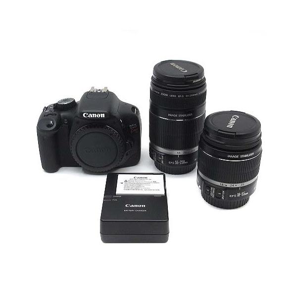 キャノン CANON EOS Kiss X4 ダブルズームキット デジカメ デジタル 一眼レフ カメラ DS126271 【実寸サイズ】---　【仕様】・ショット数 627【状態】多少の使用感はありますが、目立ったダメージはなく、問題なくご...