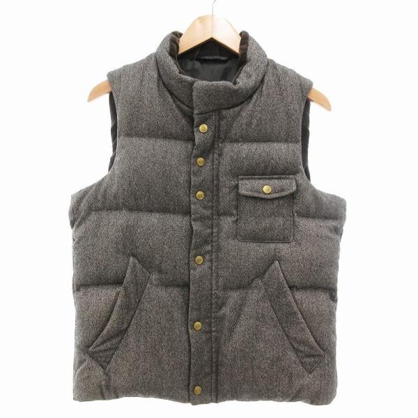 リーセンシィ オブ マイン RECENCY OF MINE ダウンベスト カシミヤ混 ハイネック 46 グレー /UD ■F  メンズ【ブランド】リーセンシィ オブ マイン RECENCY OF MINE【表記サイズ】46【実寸サイズ】身幅...
