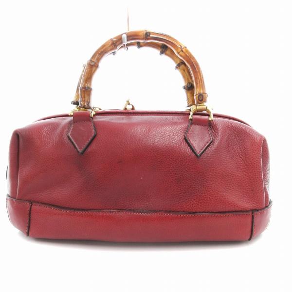 インペリアーレ IMPERIALE ハンドバッグ バンブーハンドル 赤 レッド /AE ■GY99 レディース【表記サイズ】--【実寸サイズ】持ち手の長さ：約25cm　ヨコ：約30cm　タテ：約11cm　マチ：約14cm　ショルダーの長さ：...