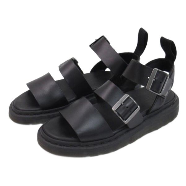 ドクターマーチン DR.MARTENS GRYPHON グリフォン サンダル レザー ブラック UK5 24cm レディース【ブランド】ドクターマーチン DR.MARTENS【表記サイズ】UK5（24cm相当）【実寸サイズ】最大幅：11cm...