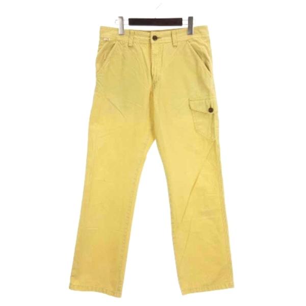ザノースフェイス THE NORTH FACE カーゴ パンツ コットン AT50805 イエロー系 M メンズ【ブランド】ザノースフェイス THE NORTH FACE【表記サイズ】M【実寸サイズ】ウエスト：81cm　もも幅：32.5cm...