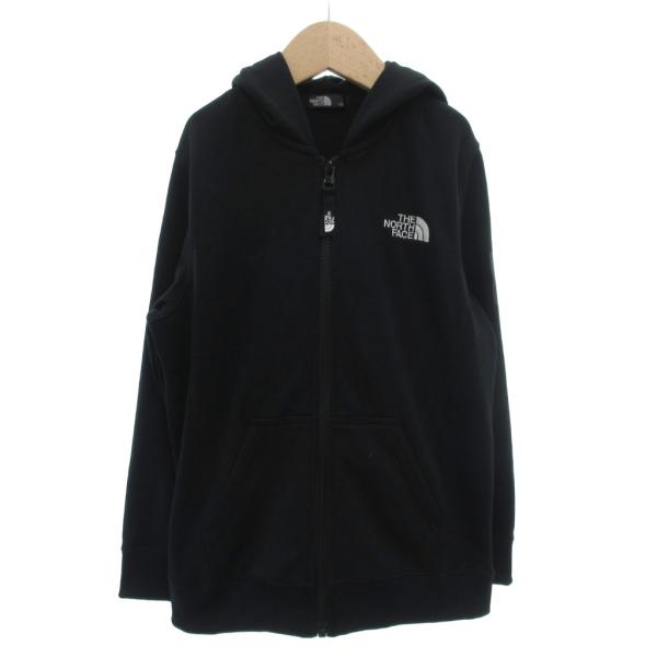 ザノースフェイス THE NORTH FACE 美品 Square Logo Full Zip  スウェットジップパーカ 130 黒 ブラック NTJ61921 /IU キッズ【ブランド】ザノースフェイス THE NORTH FACE【表記...