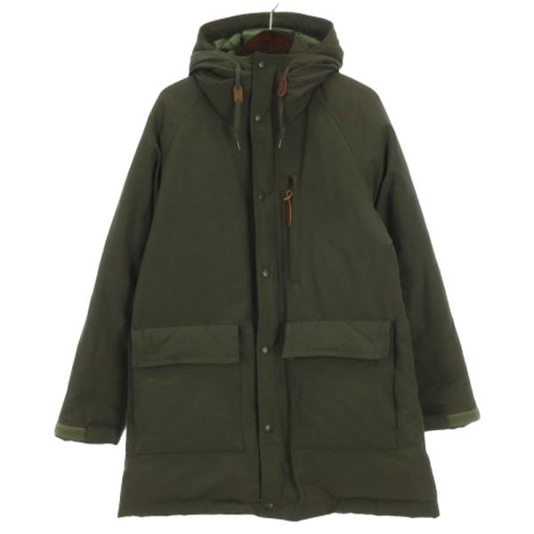 ロッソ ROSSO アーバンリサーチ ダウンジャケット フーディ ジップアップ RA97-17M016 カーキ L メンズ【ブランド】ロッソ ROSSO アーバンリサーチ【表記サイズ】L【実寸サイズ】身幅：57cm　着丈：84cm　ゆき丈：...