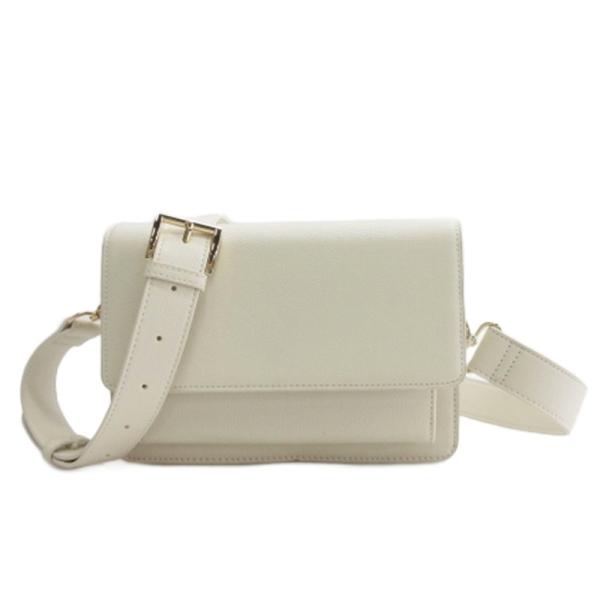 I toi de mimes ショルダーバッグ フェイクレザー ホワイト レディース【実寸サイズ】ヨコ：22cm　タテ：15cm　マチ：5cm　　【色】ホワイト【状態】多少の使用感がございますが、目立ったダメージはなくまだまだご使用いただけ...