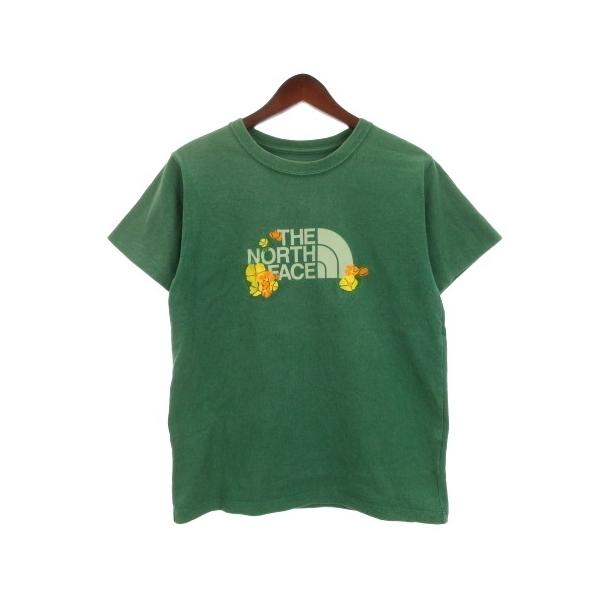 ザノースフェイス THE NORTH FACE EMBROID LOGO TEE Tシャツ 半袖 刺繍 プリント アウトドアウェア グリーン M 251201E レディース【ブランド】ザノースフェイス THE NORTH FACE【表記サイ...
