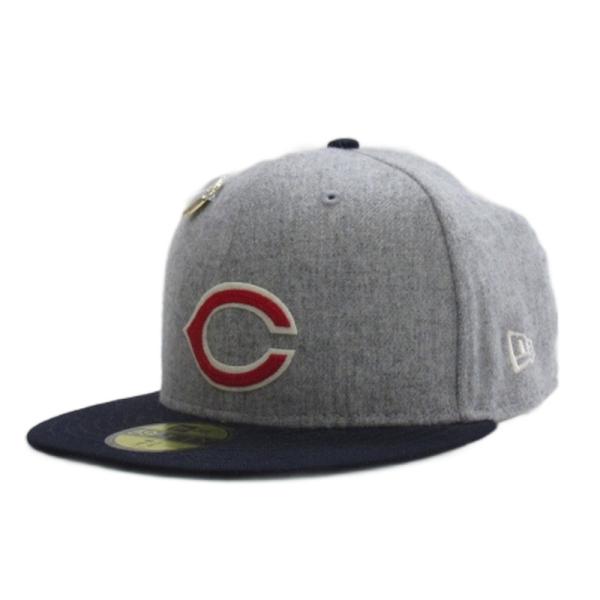 ニューエラ NEW ERA 59FIFTY DAY Memorial Collection シンシナティ キャップ 帽子 ピンバッジ付き グレー 7 3/8 58.7cm ☆AA★ メンズ【ブランド】ニューエラ NEW ERA【表記サイズ】...