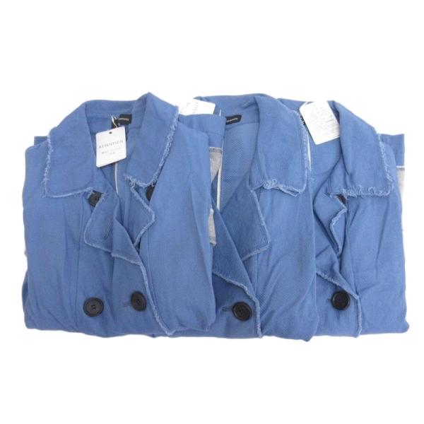 未使用品 スプレマシー supremacy タグ付き ジャケット 切替 ブルー 36 38 ■FF レディース【表記サイズ】36×2/38×1【実寸サイズ】-　【状態】タグ付き未使用品です。　　※未使用品・新品同様の商品ではございますが、一...