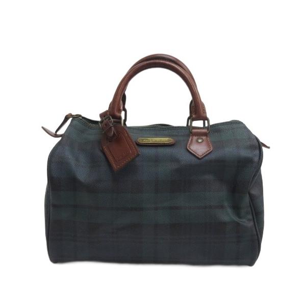 ポロ ラルフローレン POLO RALPH LAUREN ブラックウォッチ ミニボストンバッグ ハンド グリーン ■GY35 メンズ レディース【ブランド】ポロ ラルフローレン POLO RALPH LAUREN【実寸サイズ】ヨコ：29cm...