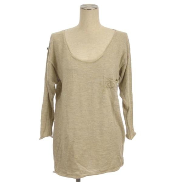 クイーン&amp;ベル QUEENE&amp;BELLE Vネック ニット カットソー 長袖 ライトグレー  ■TC レディース【ブランド】クイーン&amp;ベル QUEENE&amp;BELLE【表記サイズ】サイズ表記なし※実寸サイズをご...