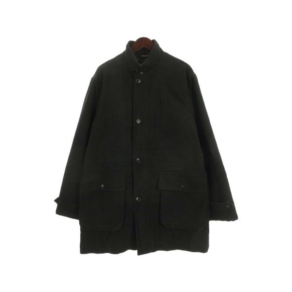 ヒロココシノ HIROKO KOSHINO 中綿 コート ブラック LL 260127E ■GY35 メンズ【ブランド】ヒロココシノ HIROKO KOSHINO【表記サイズ】LL【実寸サイズ】肩幅：51cm　身幅：60cm　着丈：85cm...