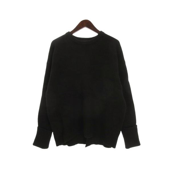 バンヤードストーム BARNYARDSTORM ニット セーター 長袖 ウールカシミヤブレンド 1 ブラック 260129E ■GY35 レディース【ブランド】バンヤードストーム BARNYARDSTORM【表記サイズ】1【実寸サイズ】肩幅...