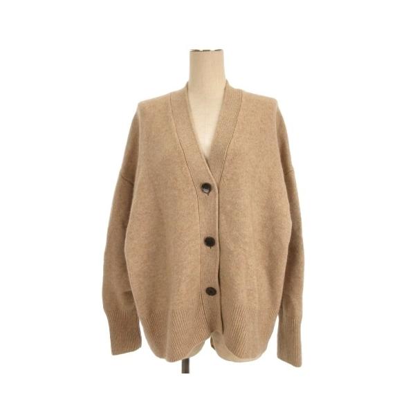 プラージュ Plage R'IAM カーディガン カシミヤミックス 長袖 ベージュ 260202E ■TC レディース【ブランド】プラージュ Plage【表記サイズ】表記なし【実寸サイズ】肩幅：60cm　身幅：60cm　着丈：62cm　袖丈...