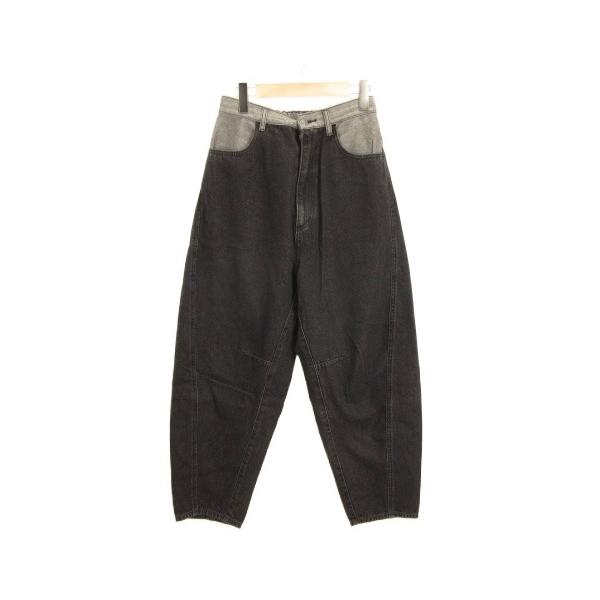 ニコアンド Niko and.. MODE NORM CORE コットン3Dパンツ デニム M インディゴ ■GY12 レディース【ブランド】ニコアンド Niko and..【表記サイズ】M【実寸サイズ】ウエスト：66cm　もも幅：35cm...