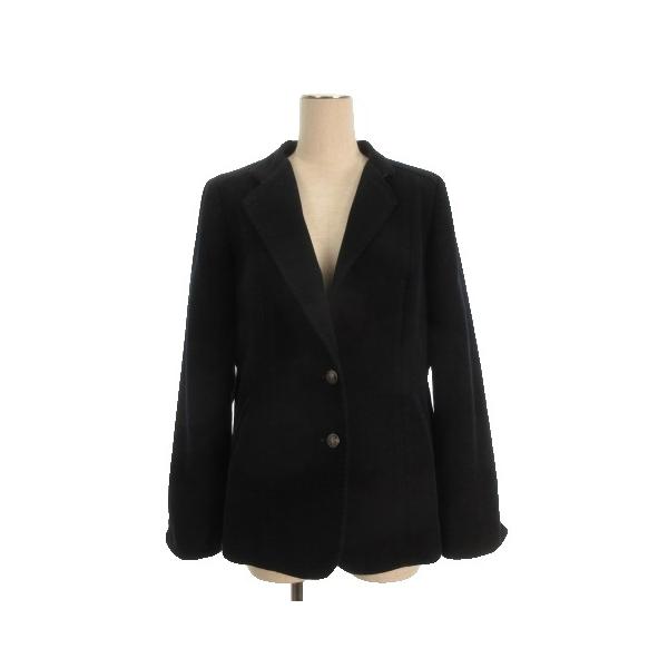 エンスウィート レナウン ensuite ベロア ジャケット 5 ネイビー 260217E レディース【ブランド】エンスウィート レナウン ensuite【表記サイズ】5【実寸サイズ】肩幅：39cm　身幅：51cm　着丈：60cm　袖丈：5...