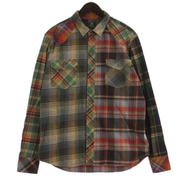 クリフメイヤー KRIFF MAYER K.MAYER チェック シャツ 長袖 マルチカラー XL ■GY12 メンズ【ブランド】クリフメイヤー KRIFF MAYER K.MAYER【表記サイズ】XL【実寸サイズ】肩幅：47cm　身幅：5...