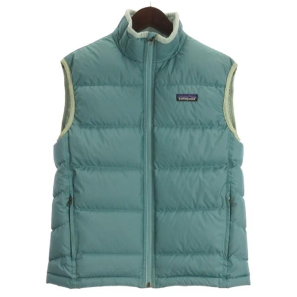 パタゴニア Patagonia ダウン ベスト 68342 ブルー系 12 ■GY12 キッズ【ブランド】パタゴニア Patagonia【表記サイズ】12【実寸サイズ】身幅：48cm　着丈：55cm　　【素材】ポリエステル　中綿ダウン75％...