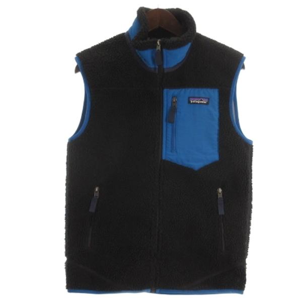 パタゴニア Patagonia CLASSIC RETRO-X VEST クラシックレトロX ベスト フリース 23048 ブラック XS メンズ【ブランド】パタゴニア Patagonia【表記サイズ】XS【実寸サイズ】身幅：46cm　着丈...