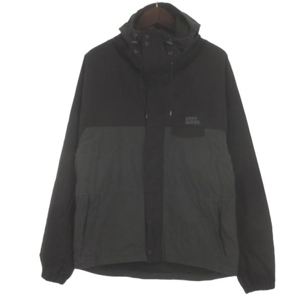 クリフメイヤー KRIFF MAYER K.MAYER マウンテンジャケット ブラック グレー M ■GY12 メンズ【ブランド】クリフメイヤー KRIFF MAYER K.MAYER【表記サイズ】M【実寸サイズ】身幅：52cm　着丈：70...