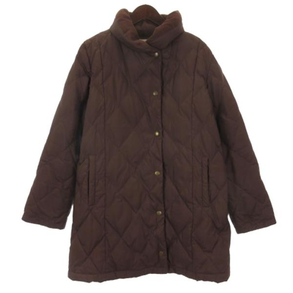 GRADE 東京スタイル ダウン ジャケット コート ブラウン 9 ■GY12 レディース【表記サイズ】9【実寸サイズ】肩幅：43cm　身幅：54cm　袖丈：60cm　着丈：80cm　　【素材】ポリエステル　中綿ダウン80％ フェザー20％...