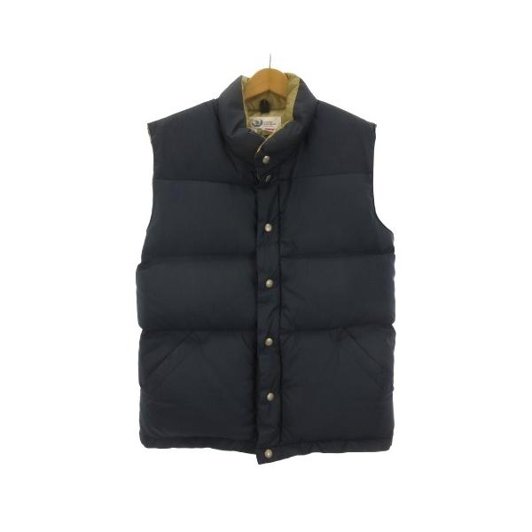 クレセントダウンワークス Crescent Down Works 中綿 ベスト USA製 M グリーン系 メンズ【ブランド】クレセントダウンワークス Crescent Down Works【表記サイズ】M【実寸サイズ】身幅：53cm　着丈：...