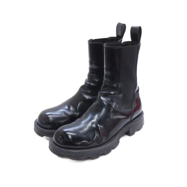 ディーゼル DIESEL D-HAMMER CH W サイドゴア ブーツ レザー 25.5cm ブラック レディース【ブランド】ディーゼル DIESEL【表記サイズ】25.5cm【実寸サイズ】筒周り：26cm　筒高：18.5cm　ヒールの高...